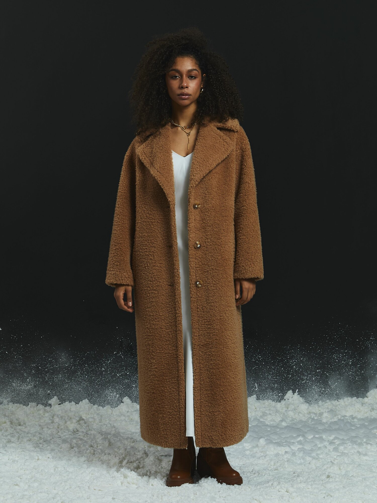 Шуба чебурашка