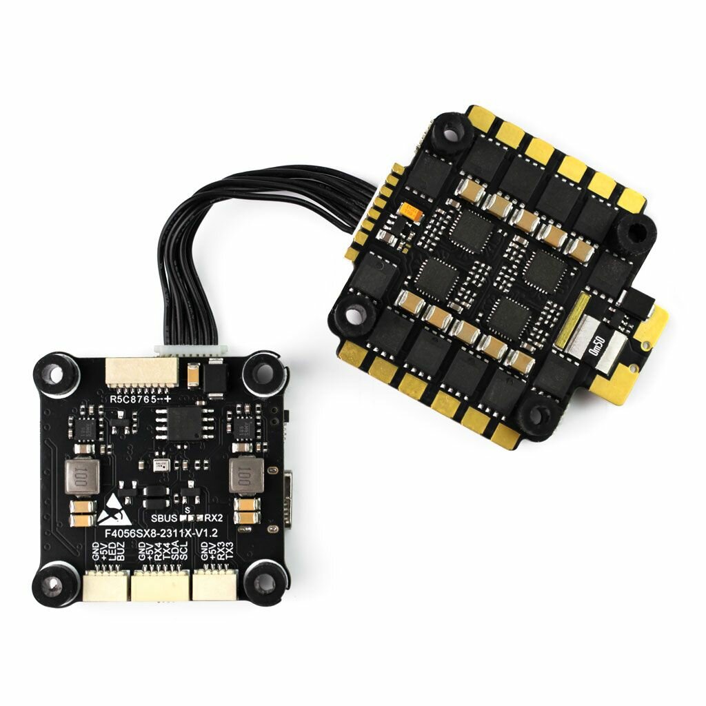 Полетный контроллер F405 BL32 70A STACK с платой электронного регулятора скорости