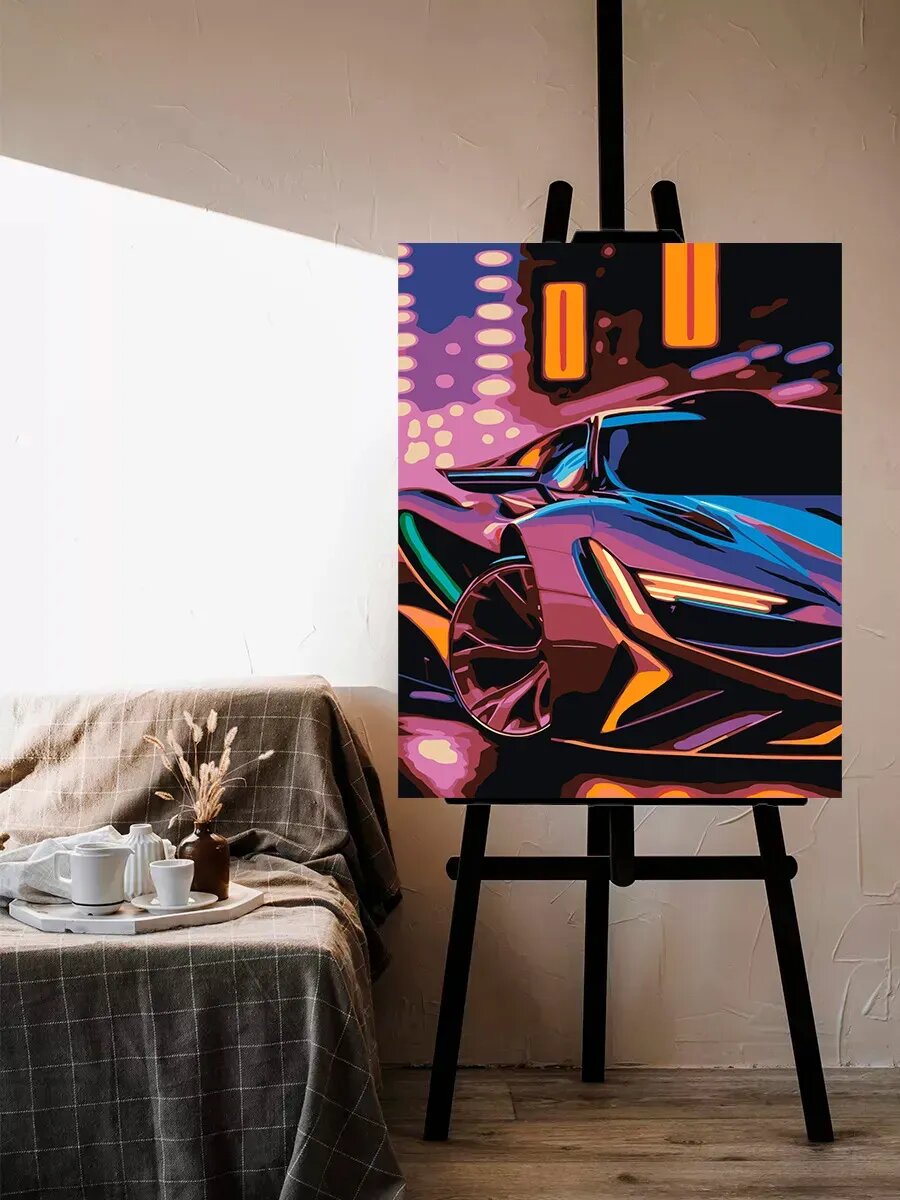 Картина по номерам Ламборджини