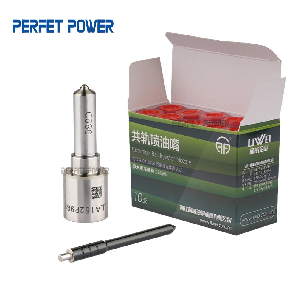 LIWEI DLLA152P989 093400-9890 Топливная форсунка для 095000-7140, 33800-52000 Топливная форсунка Common Rail Топливная форсунка