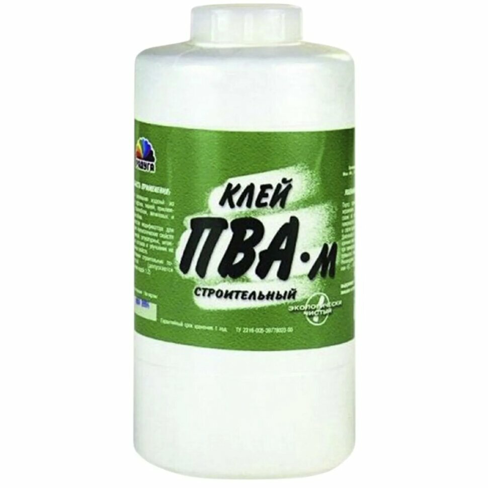 Клей ПВА строительный Магия Радуги 1 кг (4830), 2357079