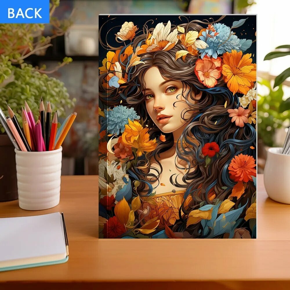 Книжка-раскраска цветочная фея, Альбом для рисования эльфы, высокое качество Книга каракулей 30 см*21 см, подходит для раскрашивания как взрослыми, так и детьми