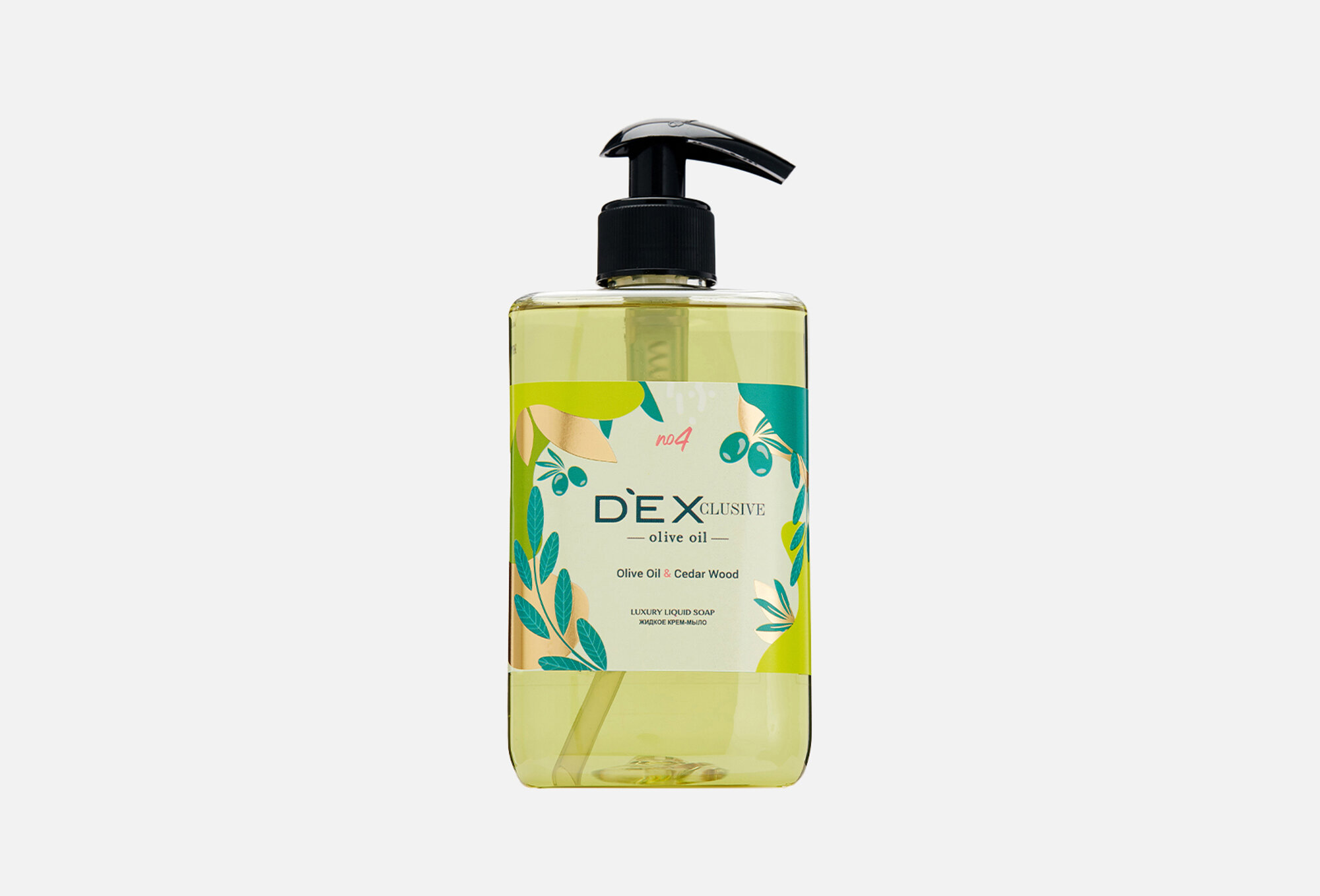 Жидкое крем-мыло DEXCLUSIVE Luxury Liquid Soap Olive oil 500 мл