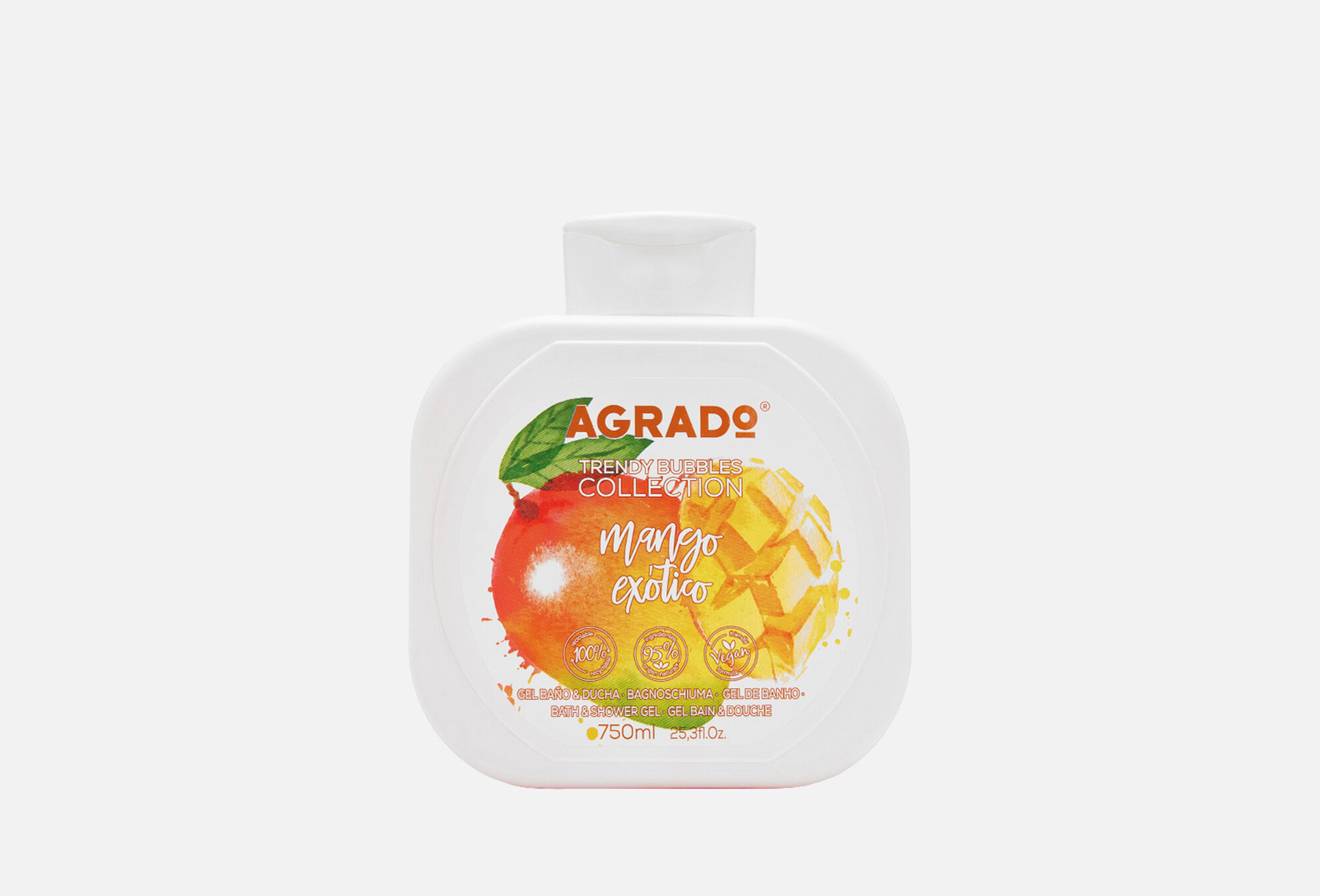 Гель для душа AGRADO Exotic Mango 750 мл