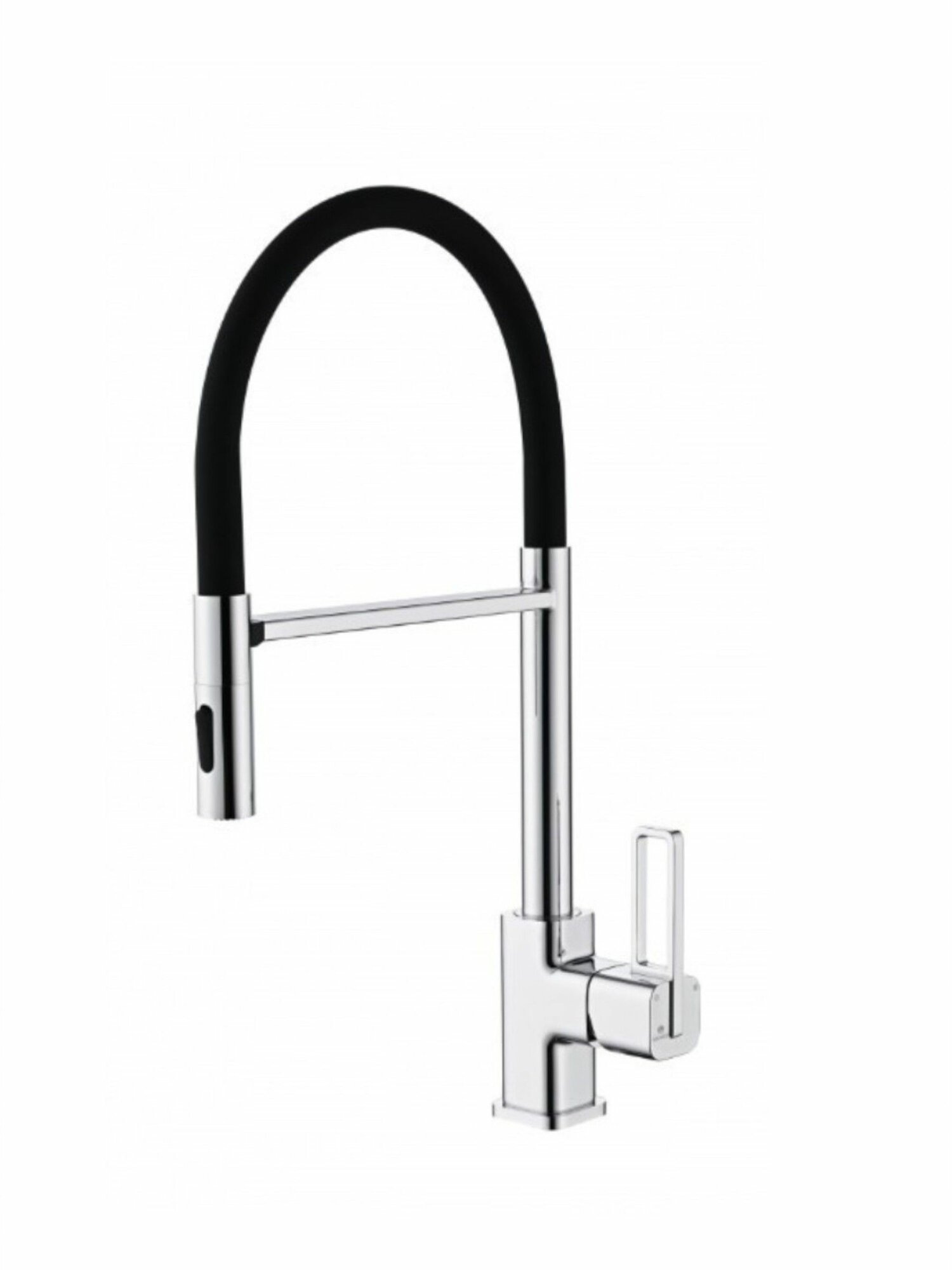 Смеситель для кухни с гибким магнитным изливом GANZER GZ12127, хром