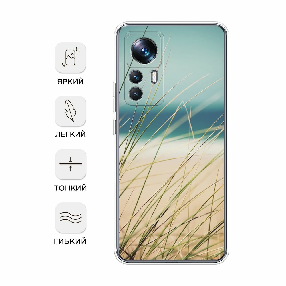 Чехол на Xiaomi 12T Pro / Сяоми 12T Про с принтом "Морской пляж" — фото 1