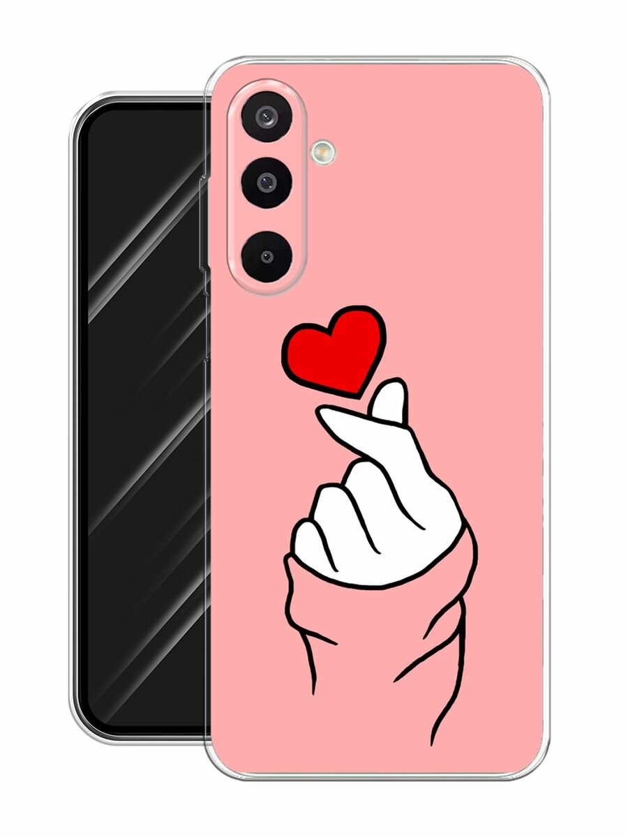 Чехол на Samsung Galaxy M16 / Самсунг Галакси М16 с принтом "Милое сердечко" — фото 1