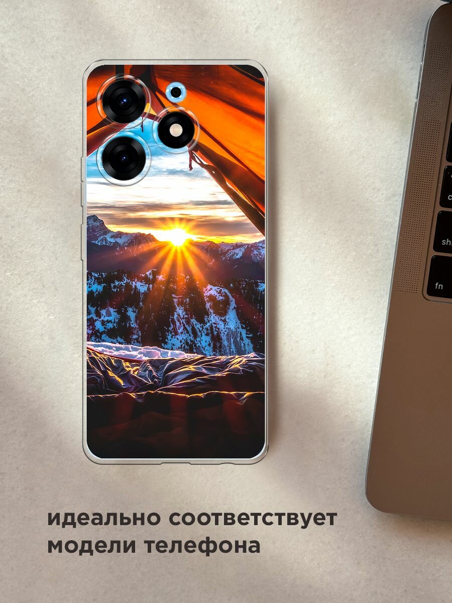 Чехол на Tecno Spark 10 Pro / Текно Спарк 10 Про с принтом "Горы 7" — фото 1