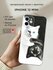 Чехол на Apple iPhone 12 mini / Айфон 12 Мини с принтом "Коты Инь-Янь"