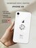 Чехол на Apple iPhone XR / Айфон XR с принтом "Полет вокруг луны", прозрачный