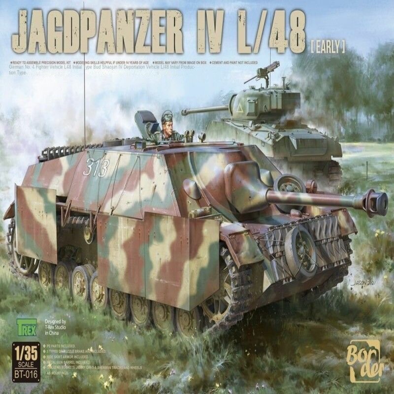 Border BT016 1/35 Немецкий Jagdpanzer IV L/48 Ранний Модель танка