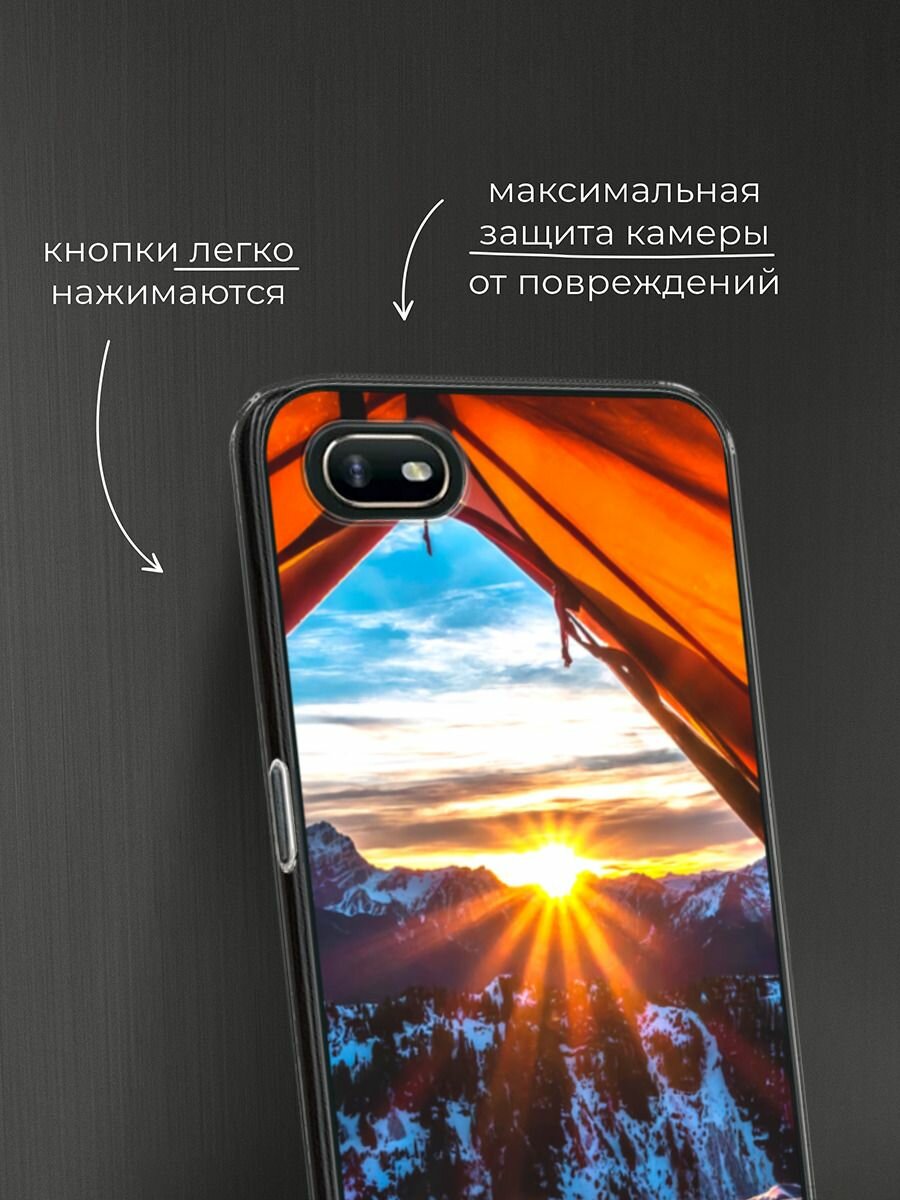 Силиконовый чехол на Oppo A1k / Оппо А1к с принтом "Горы 7" — фото 1