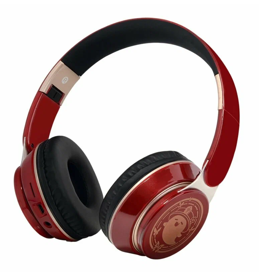 Genshin Impact Hu Tao Bluetooth наушники, Hu tao B, One Size, Унисекс