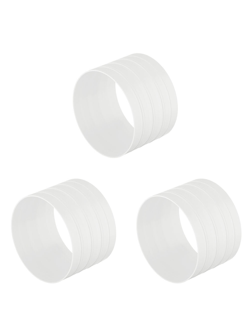 Соединитель для круглых гибких воздуховодов пластиковый d125 мм (3 шт.)