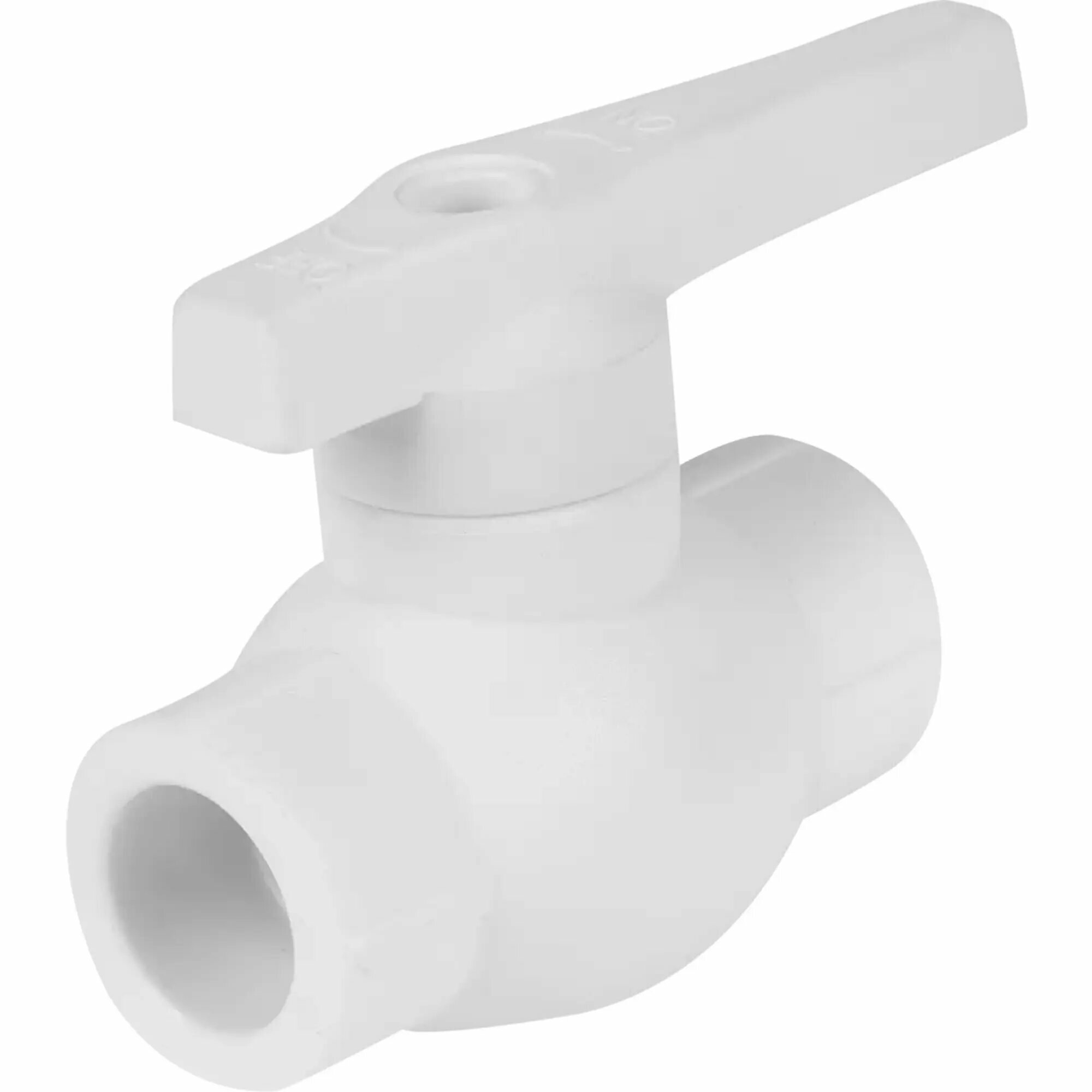 Ростерм кран шаровой прямой PN20 20 мм полипропилен ручка-рычаг для водоснабжения