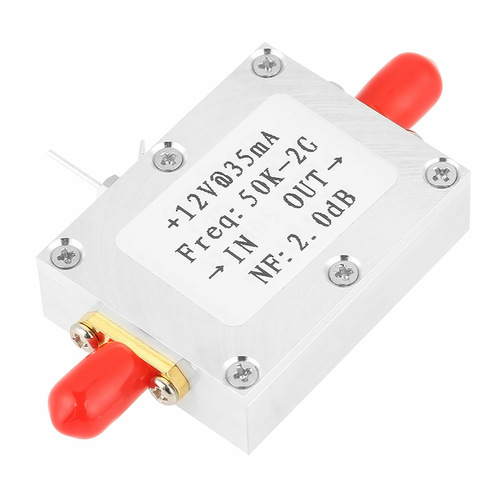 1 шт. 50K-2G широкополосный радиочастотный усилитель с низким уровнем шума, усиление LNA 31 дБ при 0,5G