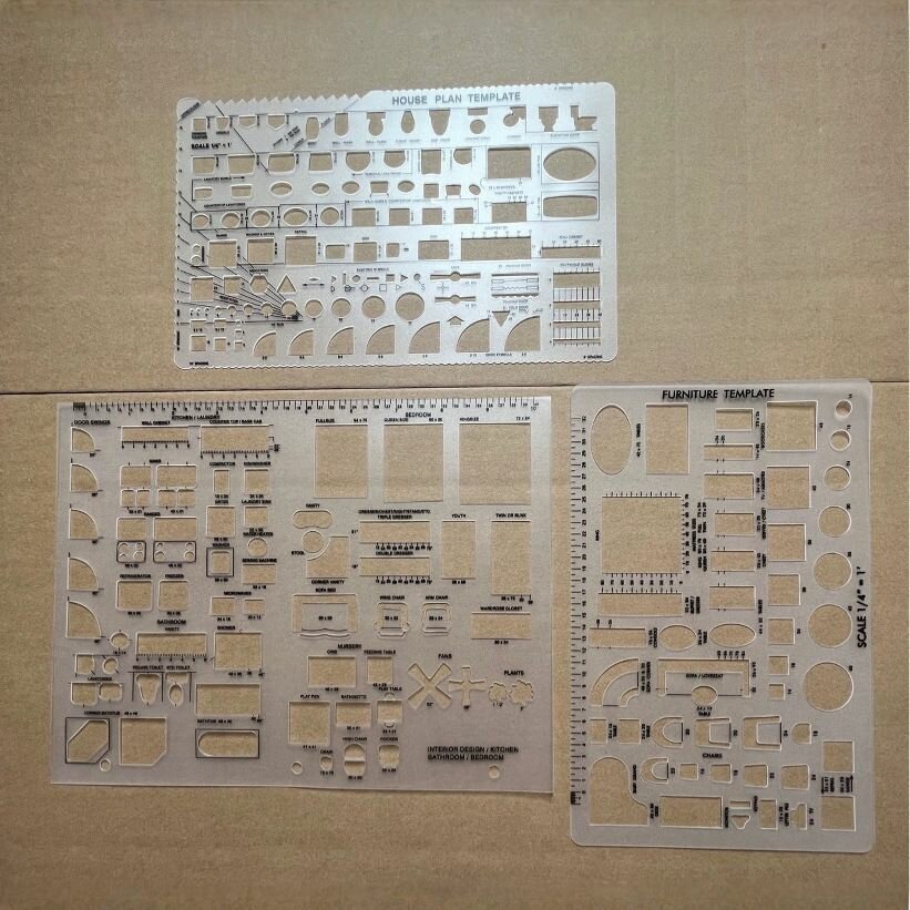 3 шт. Инструмент рисования кругов