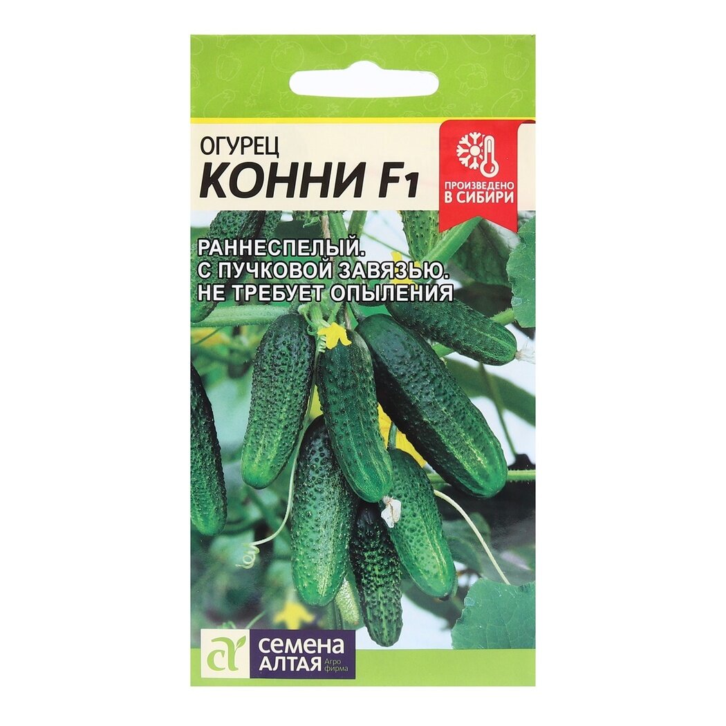 Семена огурца "Конни" F1, раннеспелые, партенокарпические, 6шт