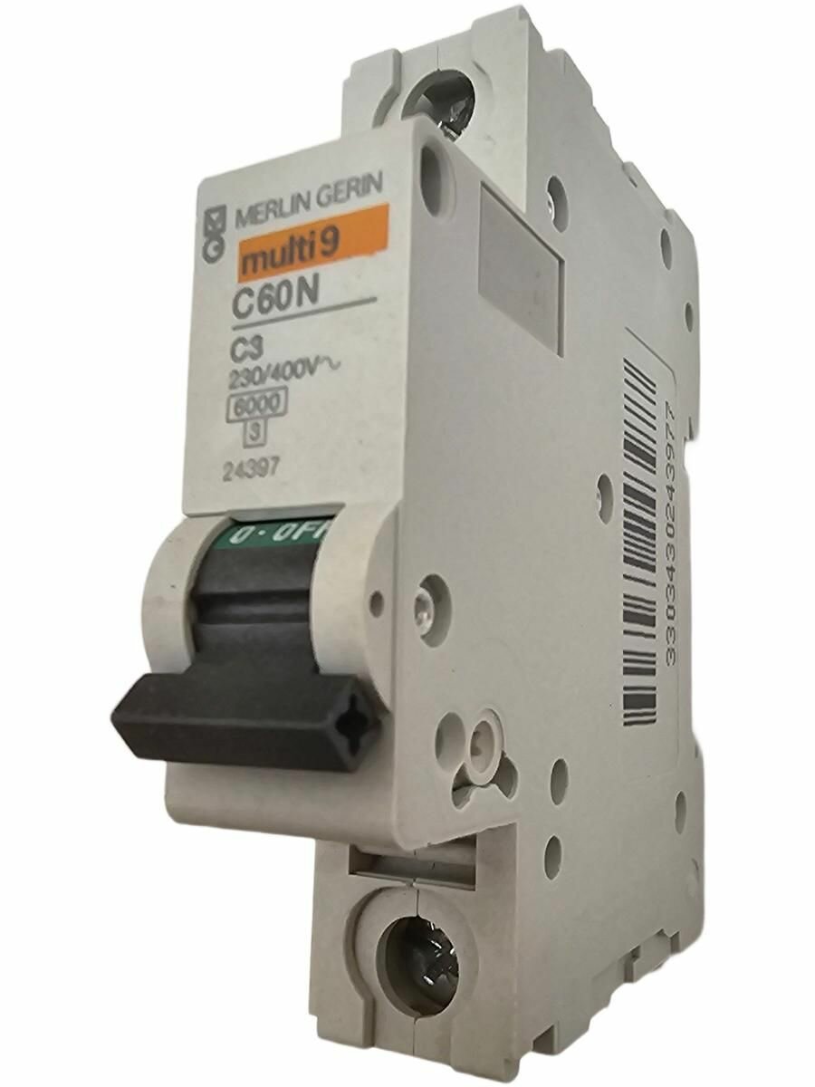 Автоматический выключатель C60N 1P 3A Schneider electric Multi9 24397