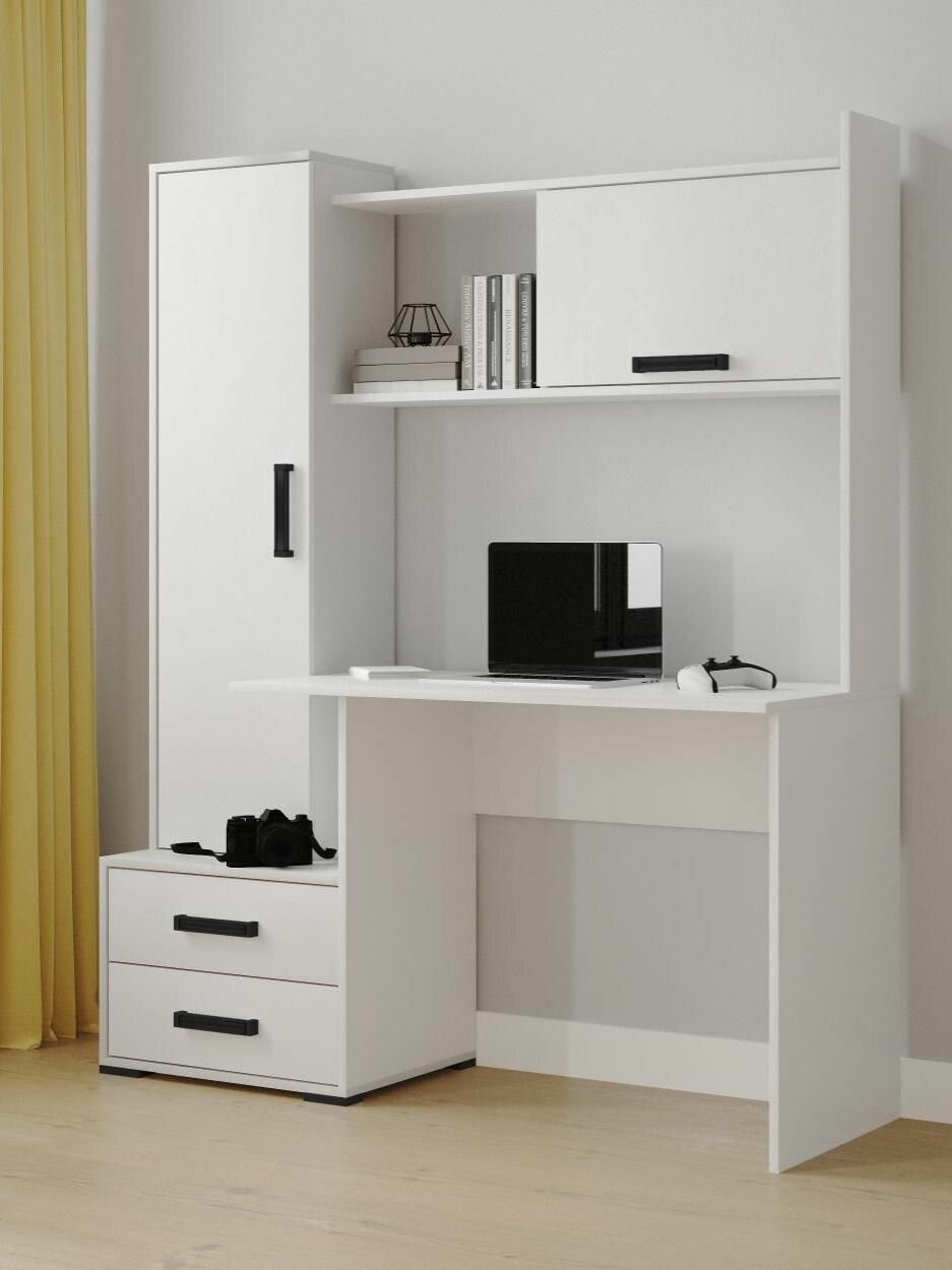 ARNIKA Компьютерный стол Квартет-9, Белый