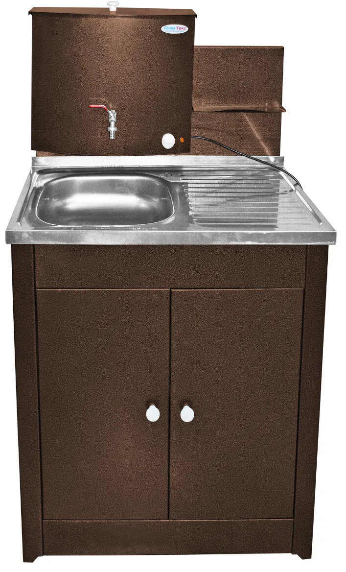 Умывальник Акватекс дуэт (бак антикорроз. с ЭВН+мойка нерж.) медь