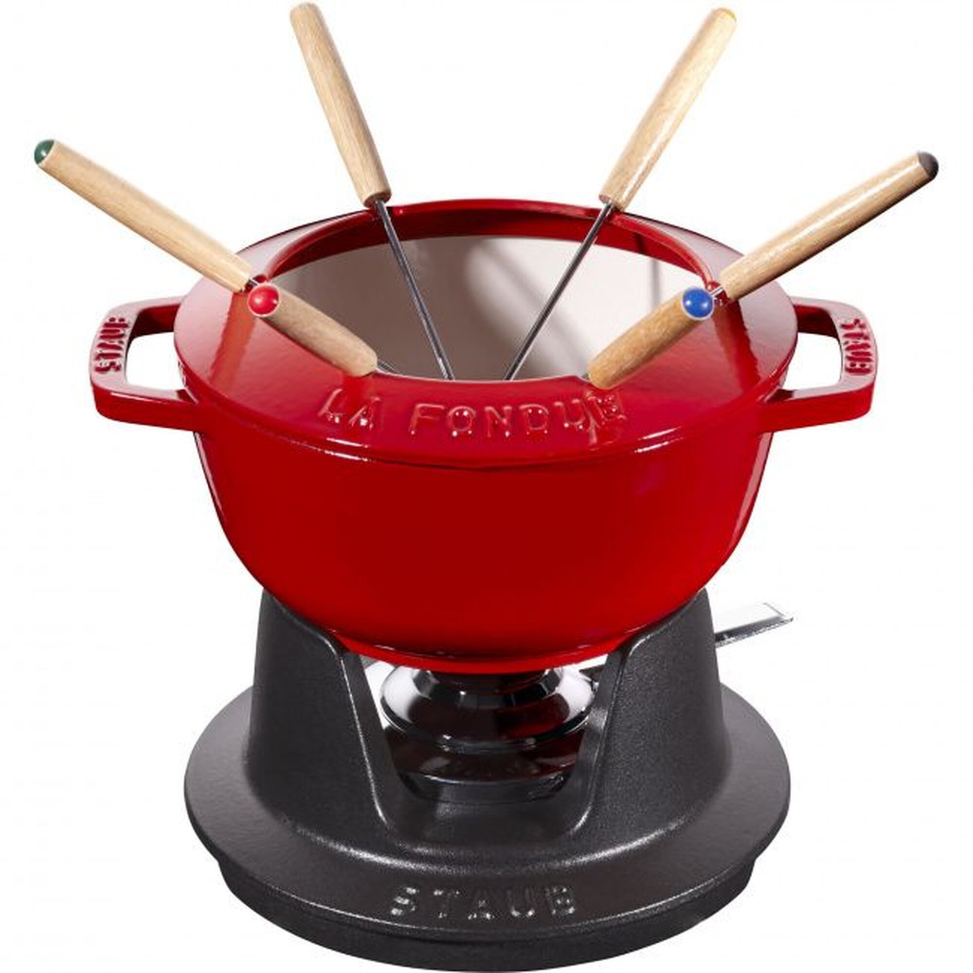 Набор для фондю STAUB на 6 персон, 1,6 литра, цвет красный, 40511-974-0