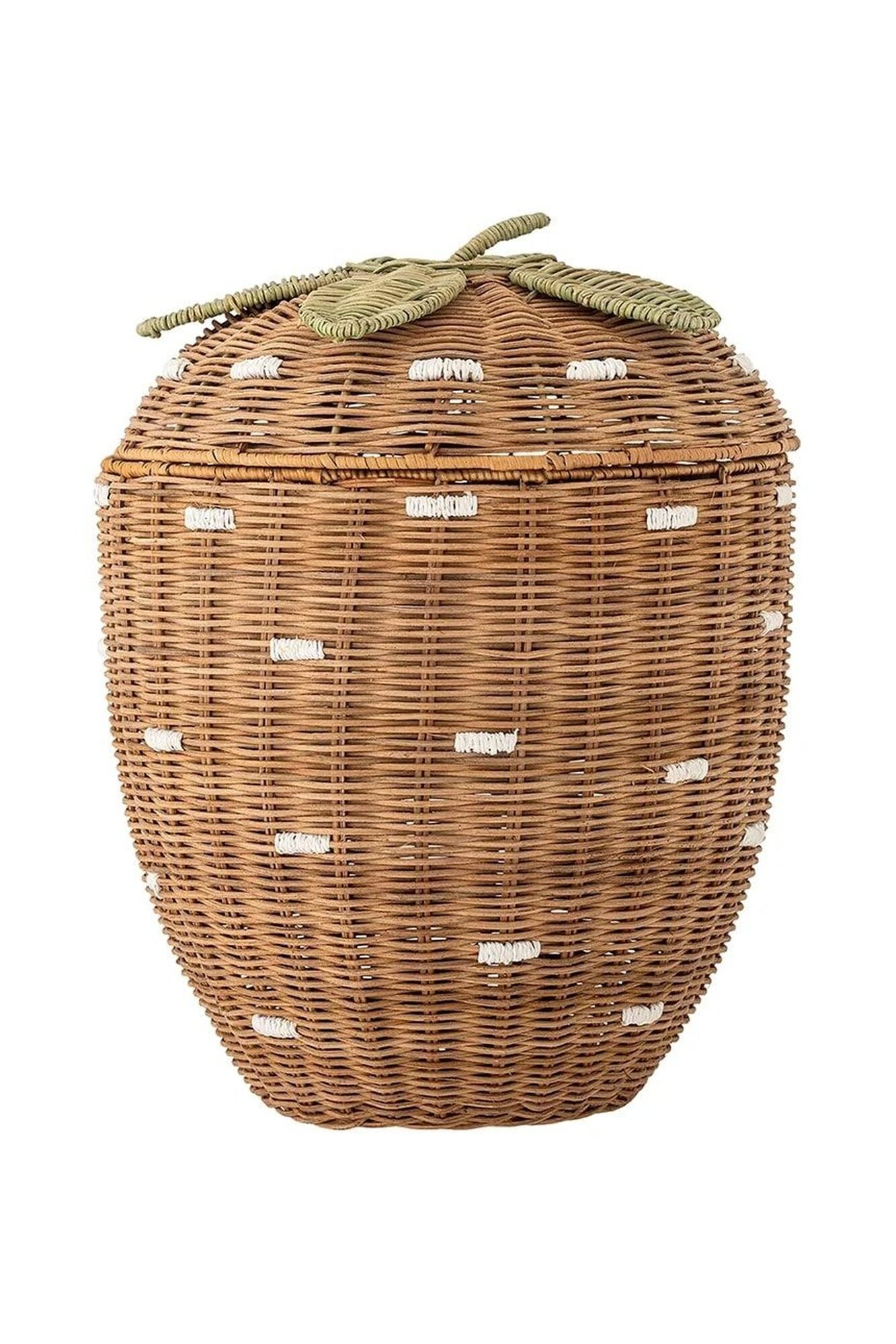 Корзина для хранения с крышкой Bloomingville , цвет коричневый, 30х40 см, 82062616
