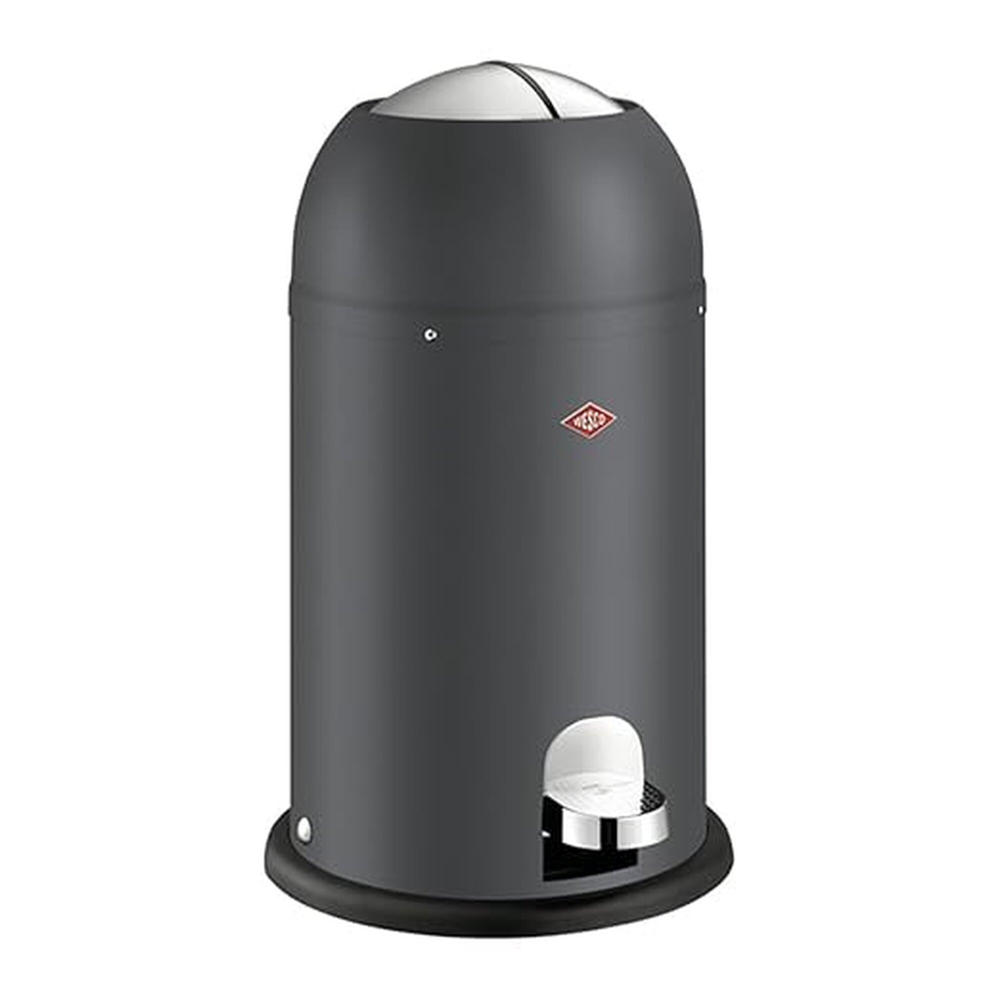 Мусорный контейнер WESCO Kickmaster Junior 12 л матовый графит, 1 шт