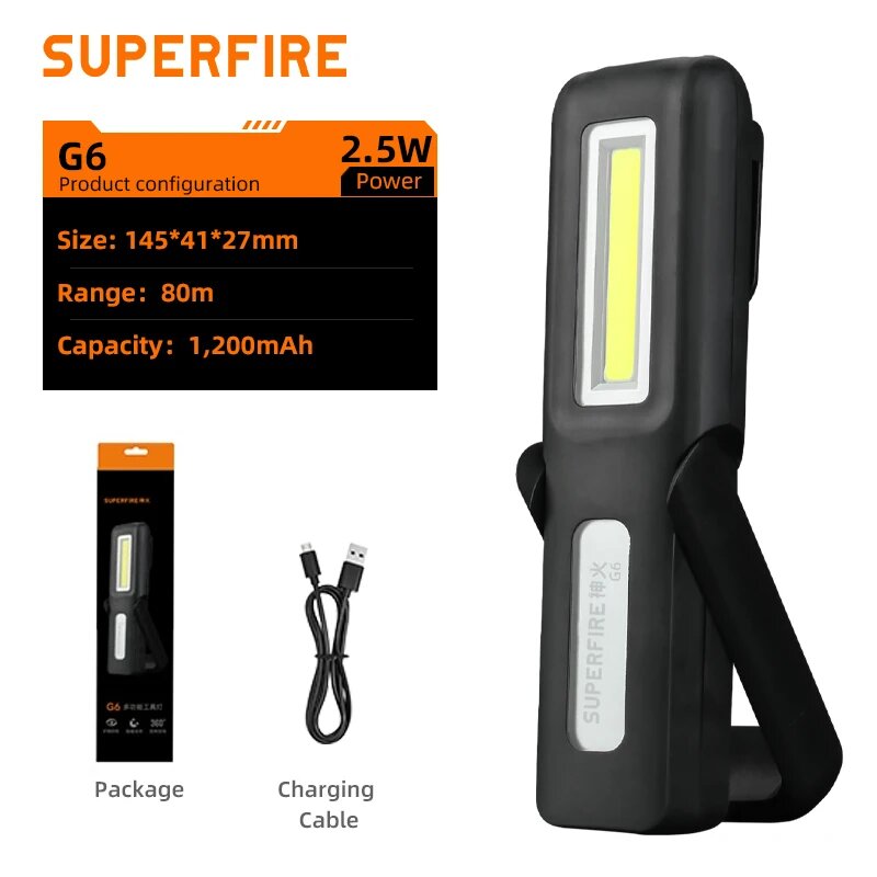 SUPERFIRE G6 Фонарик