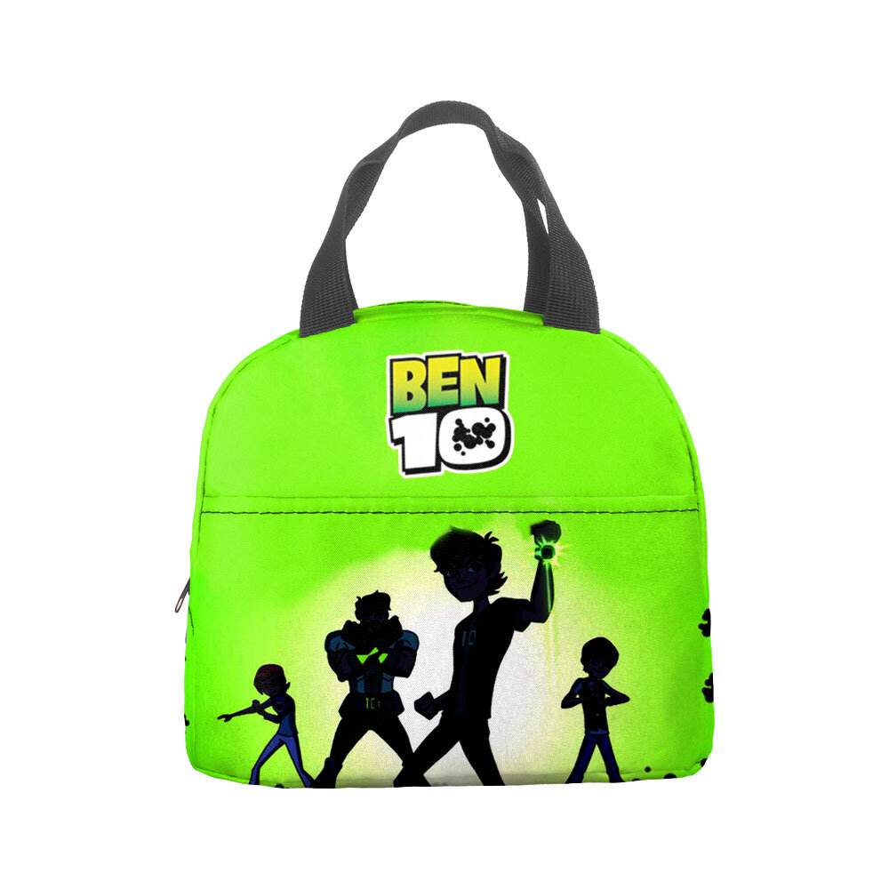 Сумка для обеда Young Hacker Earth Defender BEN10 Изолированная сумка Ланч-бокс Изолированная сумка Сумка для пикника на открытом воздухе