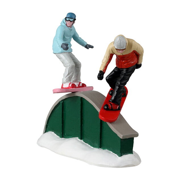 Фигурка Сноубордисты 11 см, Lemax (Лемакс), 32225-lemax