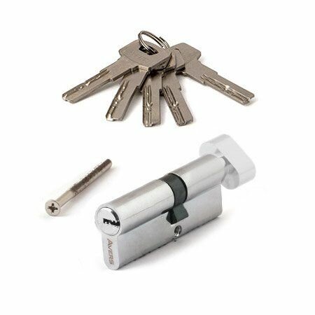 Цилиндровый механизм Avers ZM-80(35C/45)-C-CR, хром