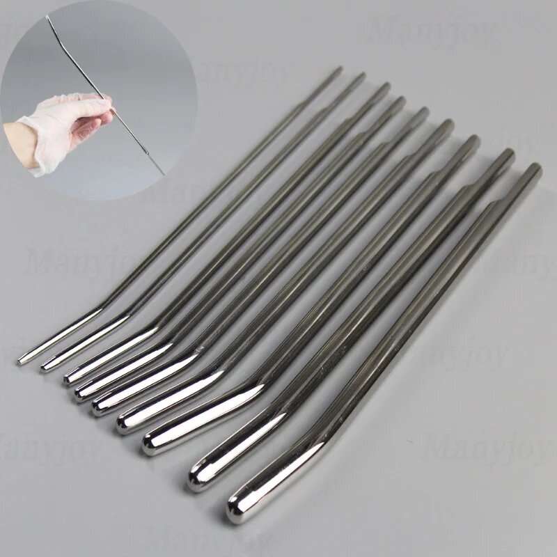 Заглушка для пениса из нержавеющей стали, мужские уретральные расширители со звуком, Dia 4 MM