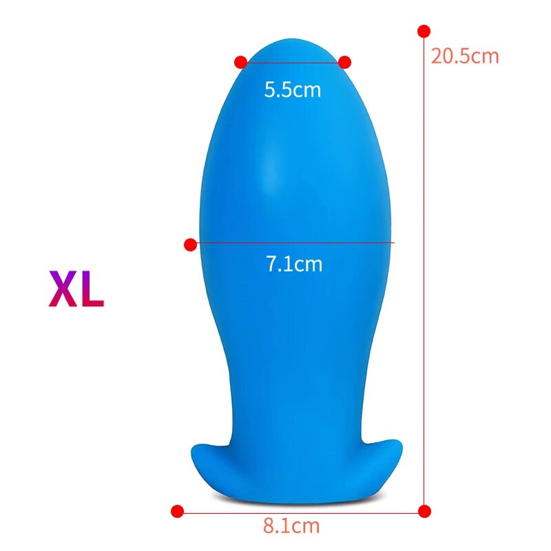 Анальная пробка Blue XL, 20.5 см