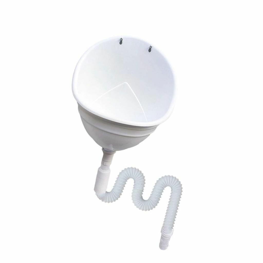 Высокоэффективный дивертер мочи, уличный туалет, безводный настенный писсуар для кемпинга, сада, подвала, долговечный, Белый