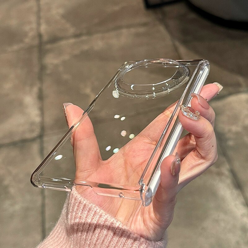 Полупрозрачный чехол с магнитным шарниром для Huawei Mate X3, классическая версия