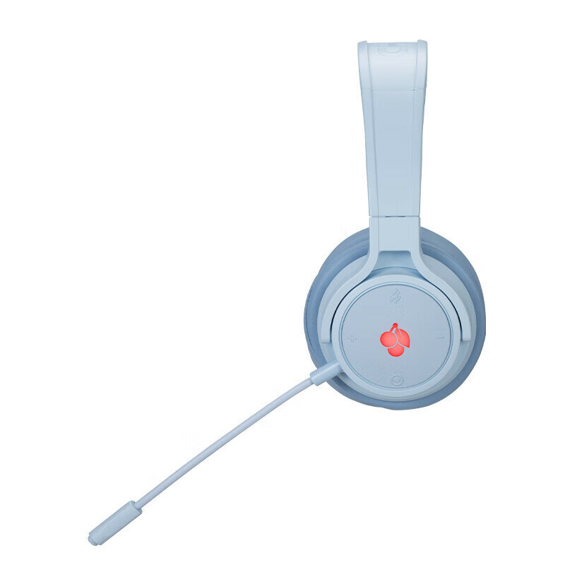 Беспроводные наушники CHERRY HW 2.2 Over-Ear Three-Mode Wireless Bluetooth Virtual 7.1 Surround Sound Headphones with Sound Positioning, цвет Winter Clear Blue
