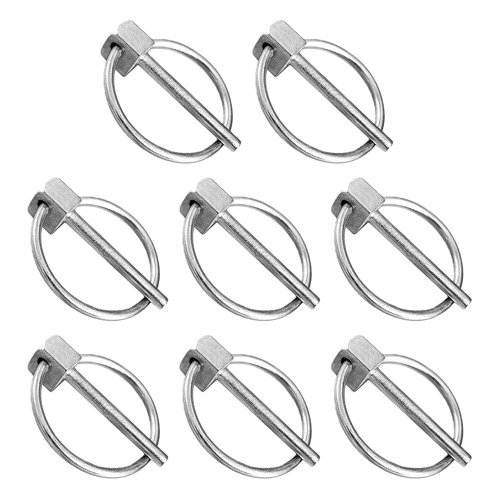 8 шт Круглые предохранительные штифты для трактора с фиксатором