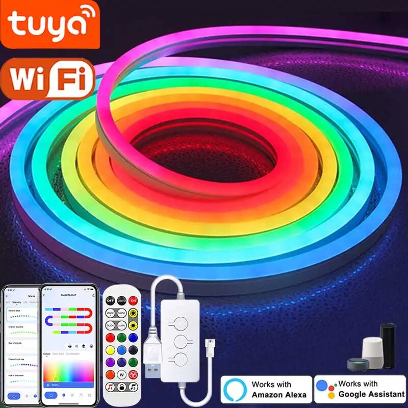 TUYA Неоновая LED Лента RGBIC 5m