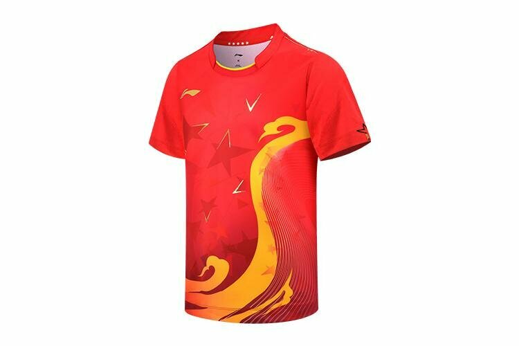 Одежда для настольного тенниса мужская LiNing Table Tennis, total cherry red, XXXL EU