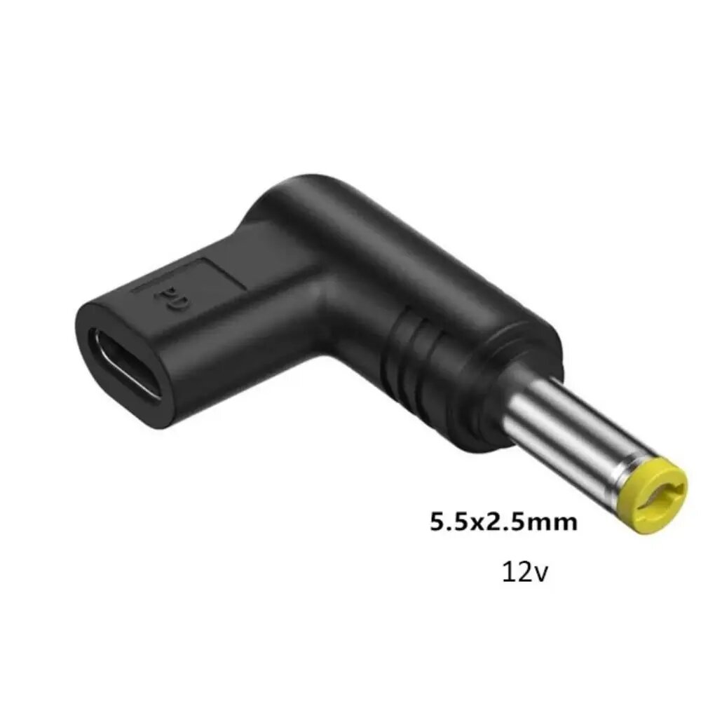 5 В 9 В 12 В USB C PD в разъем питания постоянного тока Универсальный преобразователь типа C в разъем постоянного тока Конвертер PD Type-C Адаптер для зарядки