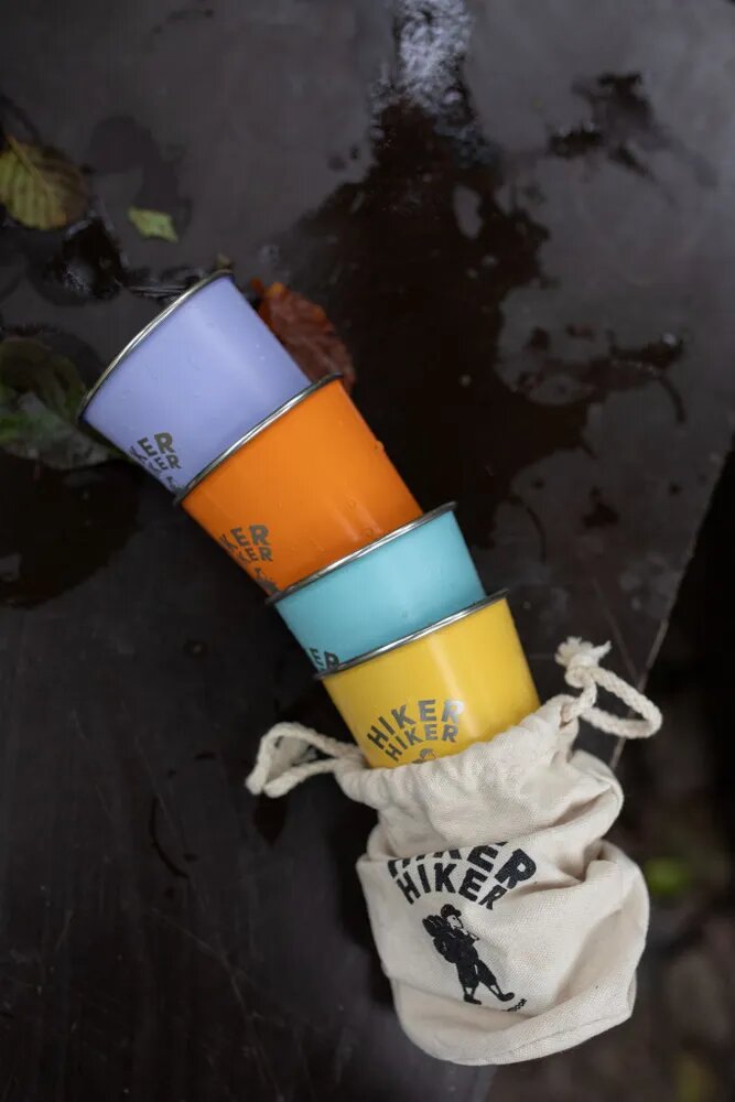 ArinkaPAP Shop Стакан с двойными стенками "принт" 350 мл 4 шт фиолетовый