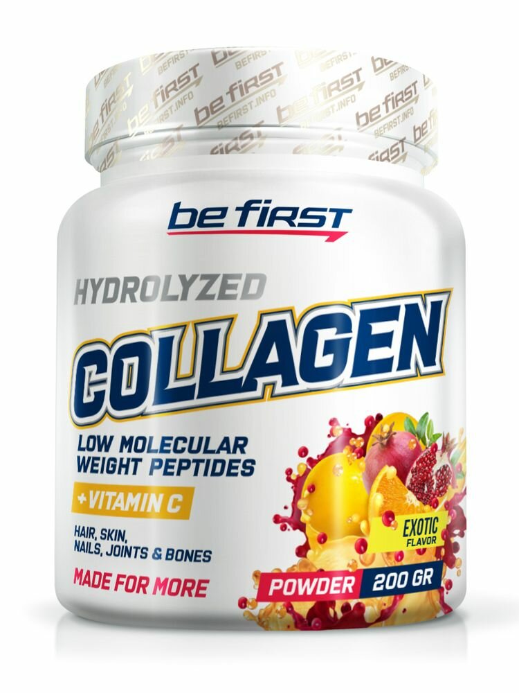Be First Collagen + vitamin C 200 г Экзотик