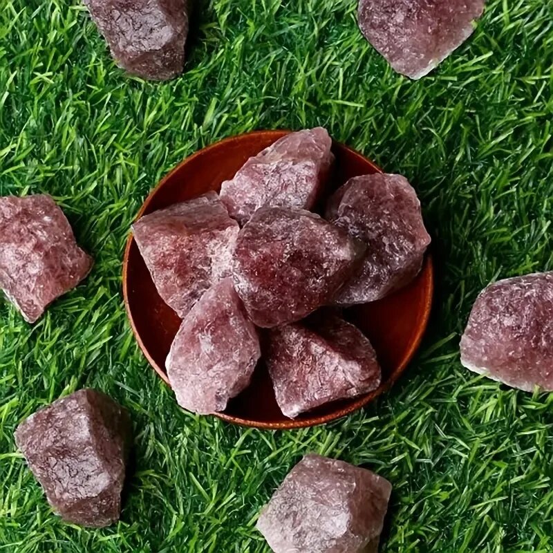 Клубничный кварц, натуральные грубые кристаллы, камень, необработанные большие камни, домашний декор, аквариум, аквариум