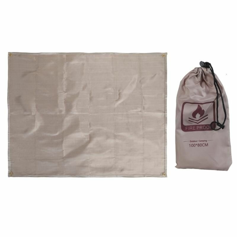 Огнестойкий коврик для гриля, - 100X80