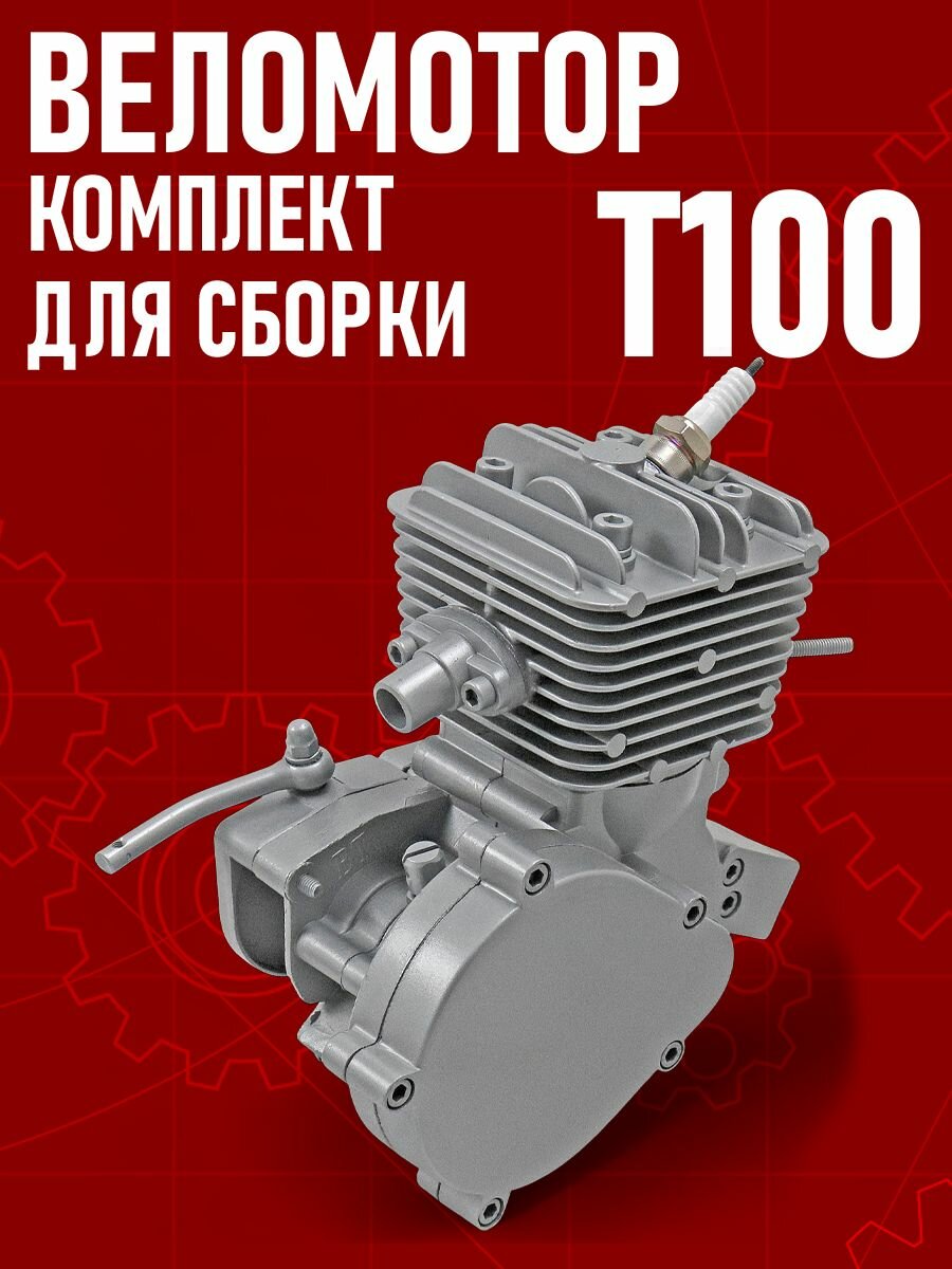 Двигатель Веломотор T100 d 50 (комплект для установки)