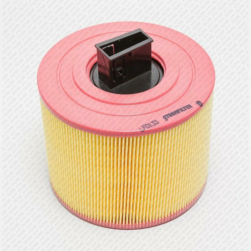 Фильтр воздушный GREEN FILTER LF0133 BMW 1 E81, E82, E87, E88 / 3 E90, E91, E92, E93 / X1 E84 05->