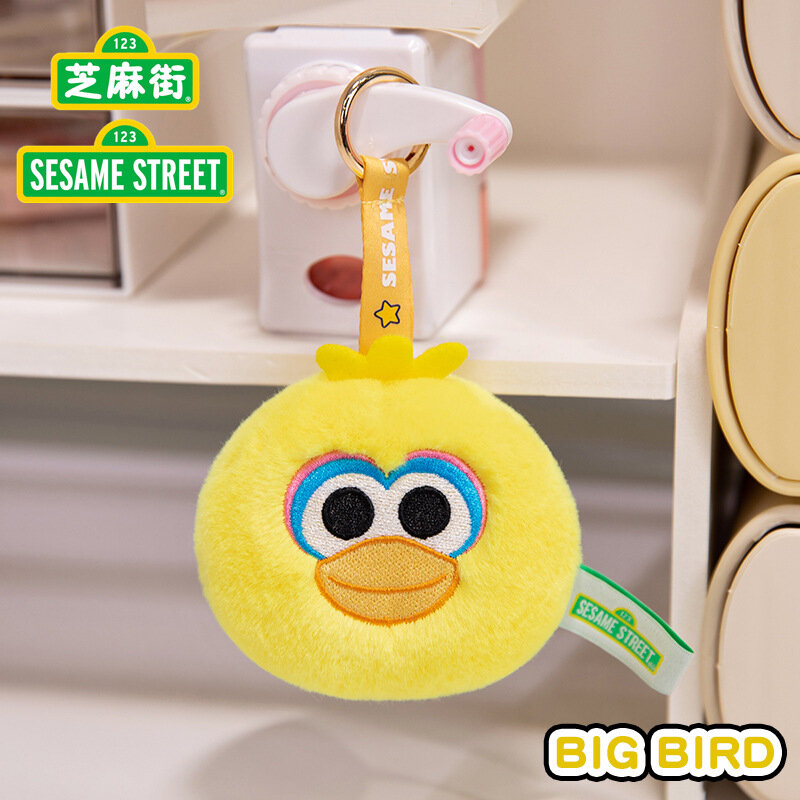 Официальный Sesame Street Big Bird 8 см ароматная мягкая сумочка-брелок, желтая птица, аксессуар