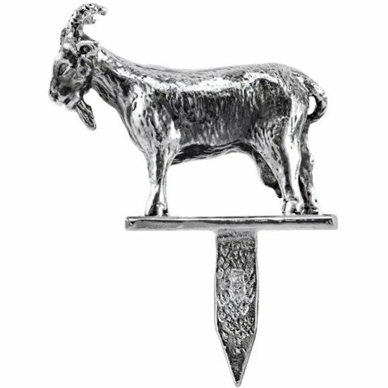 Шпажка для сыра "Коза" Кольчугинский Мельхиор посереб. с черн. КМ407ШП06