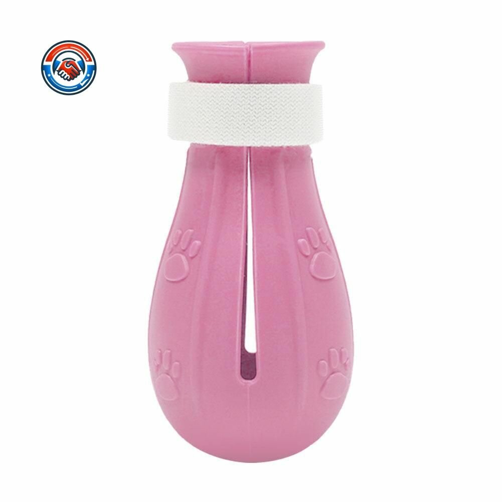 Защитные силиконовые ботиночки для кошек, антицарапки с регулируемым размером, мягкая обувь для лап, комплект 4 шт, удобные когтезащитные перчатки для купания, стрижки и ветеринарных процедур